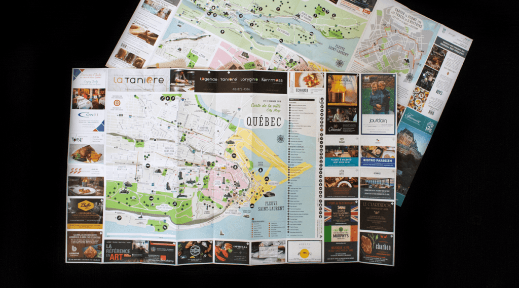 » Quebec City Map, Fairmont Le Château Frontenac